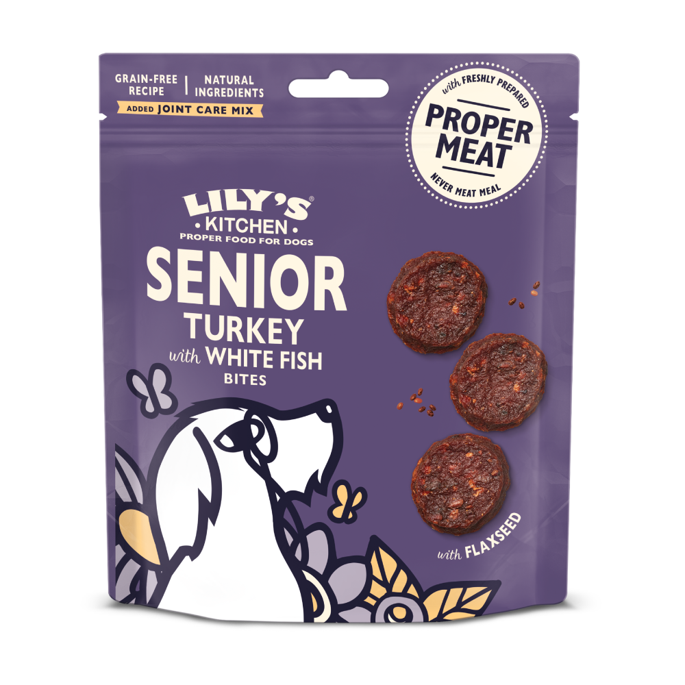 Lilys Kitchen Senior Turkey with White Fish Bites 70g – The Blue Barn