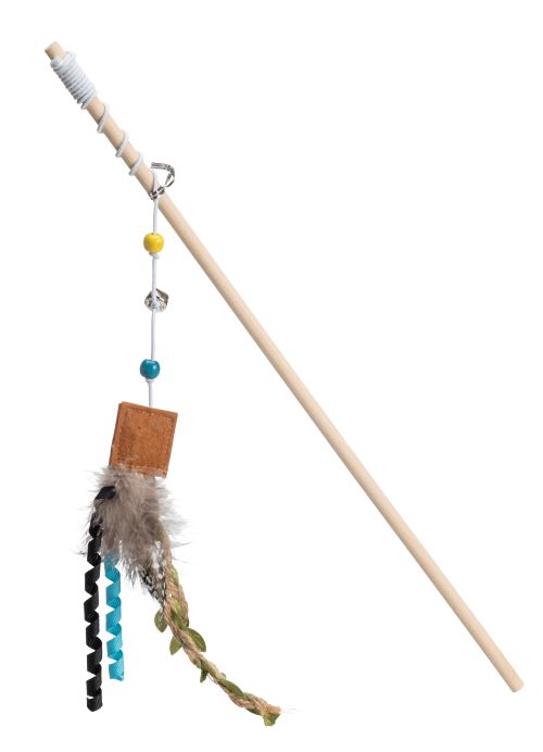 House Of Paws Aztec Feather Wand Cat Toy – The Blue Barn