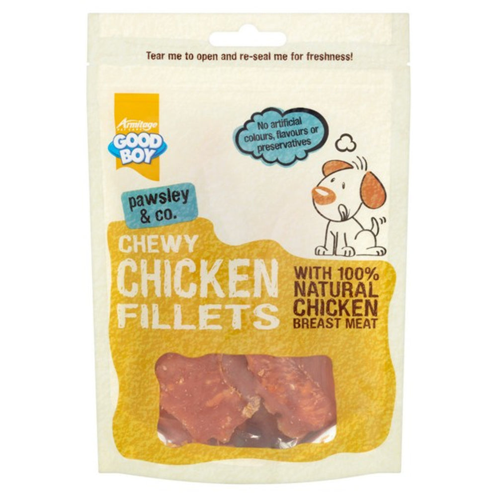 Good Boy Pawsley Chicken Fillets 80g – The Blue Barn