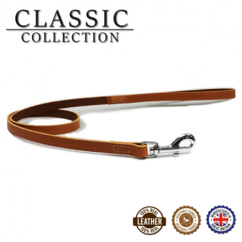 Ancol Classic Leather Lead Tan 1m x 12mm – The Blue Barn