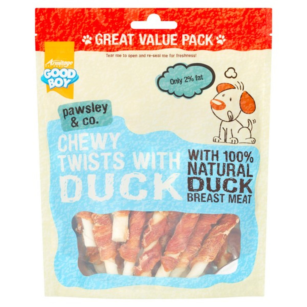 Good Boy Pawsley Chewy Twists With Duck 320g – The Blue Barn