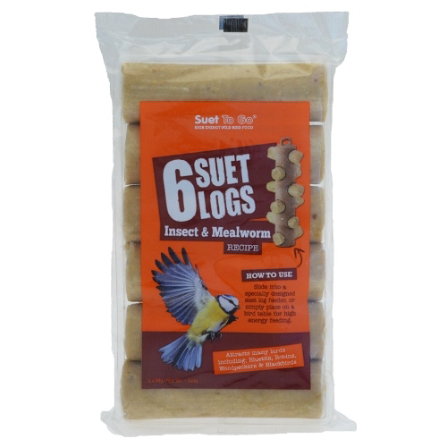 Suet To Go Suet Logs 6 Pack Insect – The Blue Barn